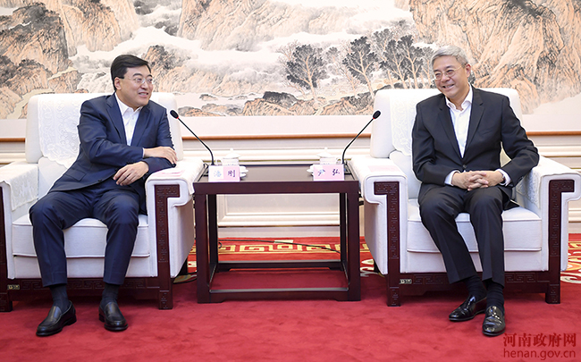 尹弘与伊利集团董事长潘刚会谈河南要闻河南省人民政府门户网站